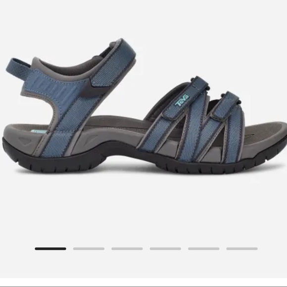 Teva | Shoes | Teva Tirra Hiking Blue And Gray Sandalssize 75 | Poshmark